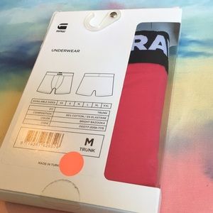 G-Star | Underwear & Socks | G Star Raw Medium Pack Of Trunks Hot Pink ...